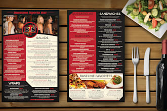 Menu Design Services by Freelance Menu Designers | Fiverr