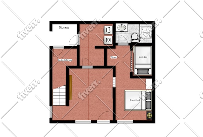 Draw 2d and 3d floor plan with floorplanner by Ke_architect