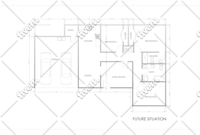 design your ARCHITECTURAL floor plan in AUTOCAD