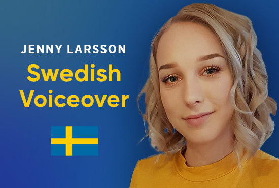 Record a professional swedish voiceover by Jennykristina | Fiverr