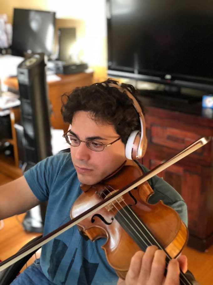 Record a professional violin track for your project by Ashviolin | Fiverr
