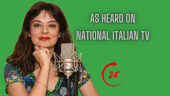 Be your professional italian and english voice talent by Vivianadragani ...