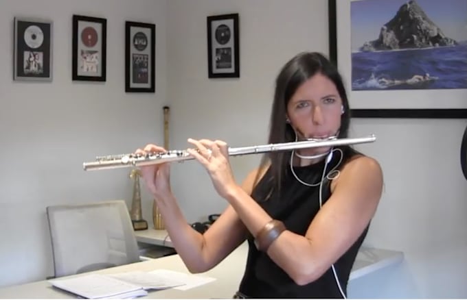 Record professional flute parts, scored or improvised by Carinabruwer ...