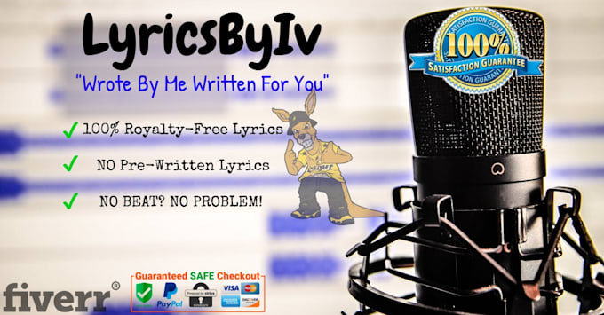 Write catchy rap lyrics or for your business or podcast by Lyricsbyiv | Fiverr