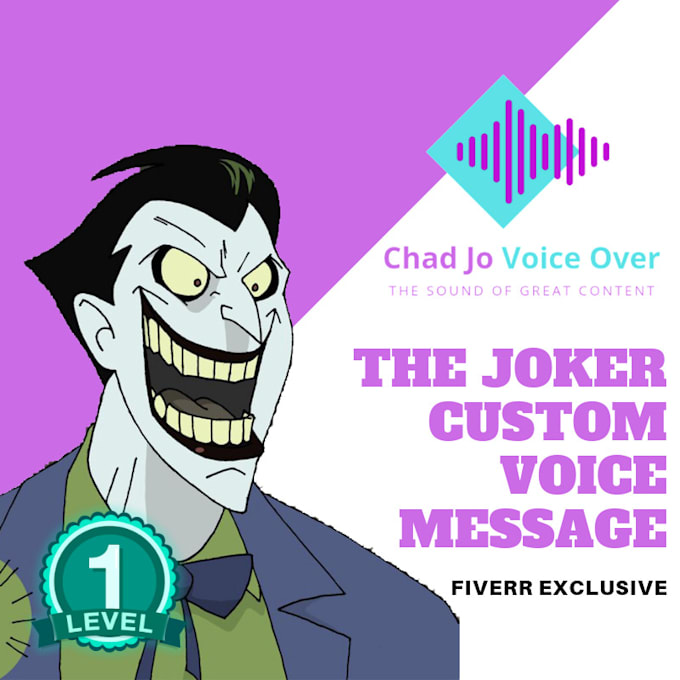 Record your script as the joker by Cpetersonmedia | Fiverr