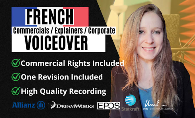 Record a french voice over by Wayna_green | Fiverr