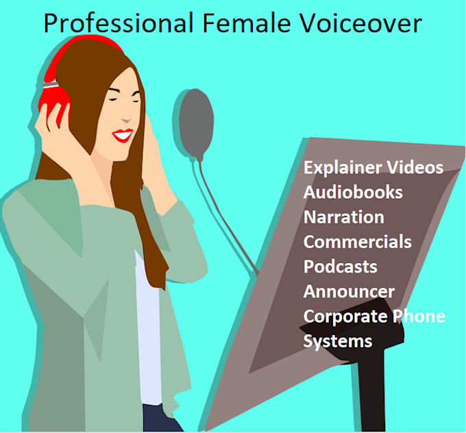 Produce a professional female voice over for your business by ...