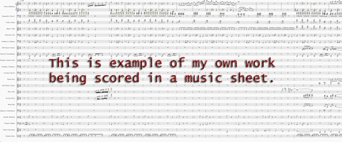 Transcribe your midi to sheet score by Chandracheung | Fiverr