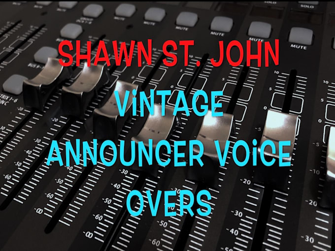 Do a retro vintage announcer voice over by Stjohnstudios | Fiverr