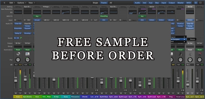 Extract or remove drums bass vocals creating backing track by Djboody ...