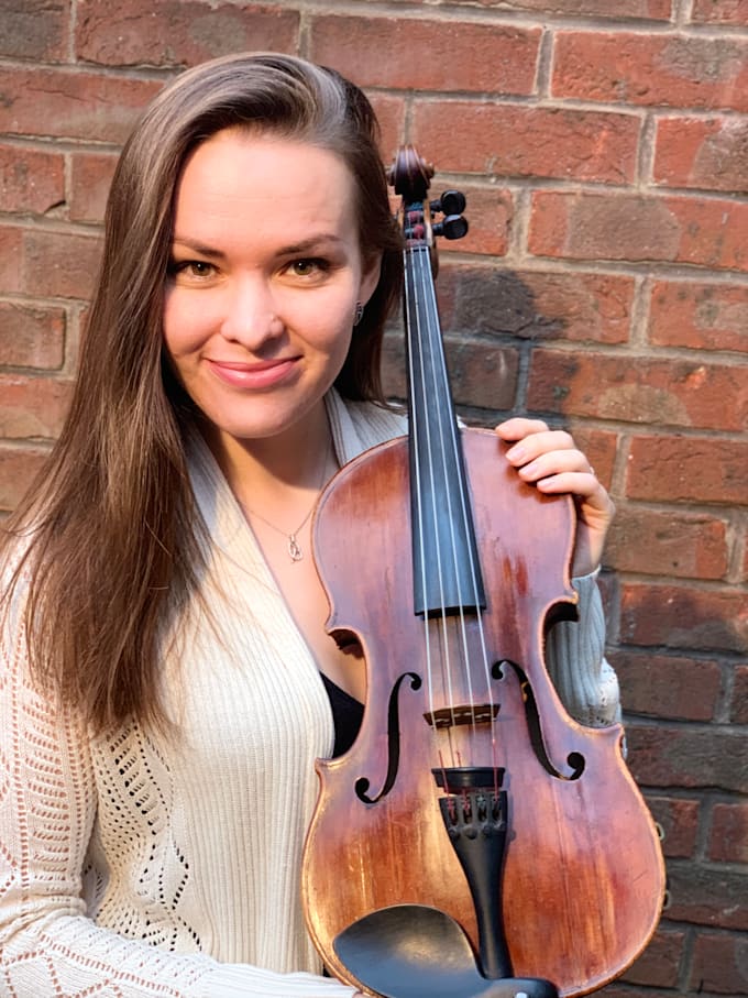 Record a high quality violin viola strings for your song by Rimma_a ...