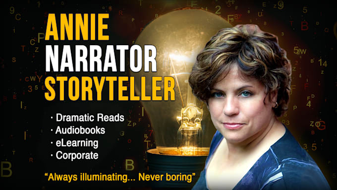 Record an interesting, confident female american english narration ...