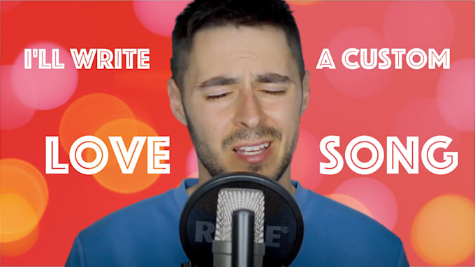 Write a custom love song for you by Tgmusic | Fiverr