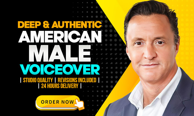 Deliver a clear, confident, deep american male voice over by Mraz0806 ...