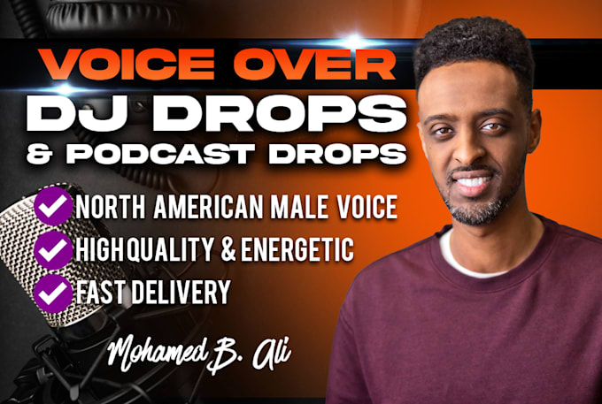 Create dj drops, podcast drops by Mohamedbali | Fiverr