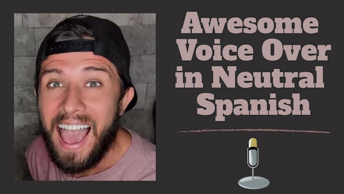 Be a perfect voice over in neutral spanish for you by Fefobenitez | Fiverr