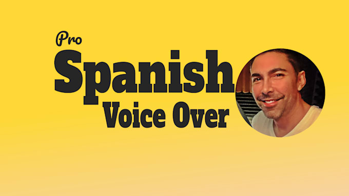 Be your high quality spanish latin american male voice over today by ...
