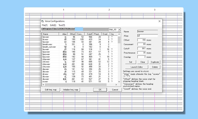 Do the jp oto file for your utau voicebanks by Rainsaku | Fiverr