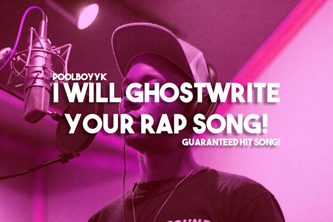 Ghostwrite a catchy rap song for you by Bemboxd | Fiverr