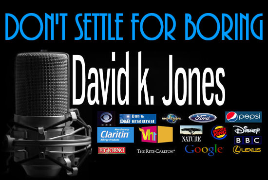 Create award winning audio ad script voice music effects by Davidkjones ...