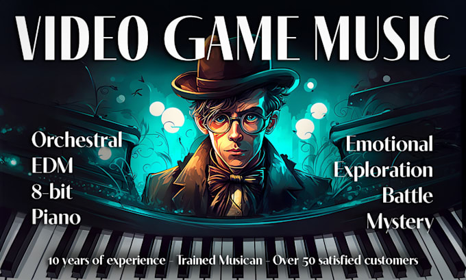 Compose custom background music for your video game soundtrack by ...