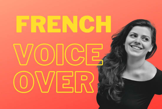 Be your french female voice over actress by Andreeadinag | Fiverr