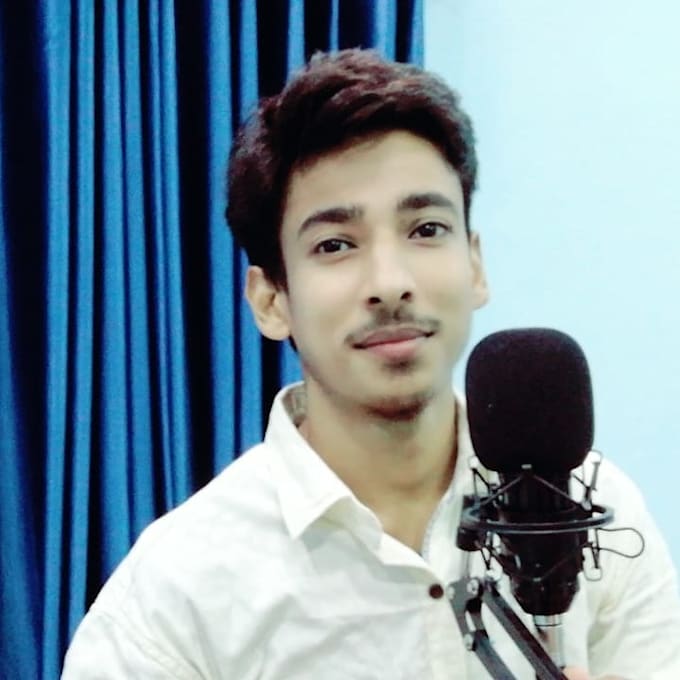 Provide high quality hindi and english voice overs, indian accent male ...