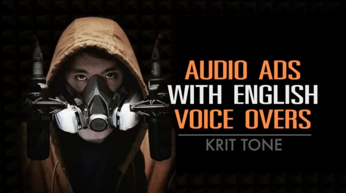 Create audio ads with american english male voice overs by Krit_tone ...