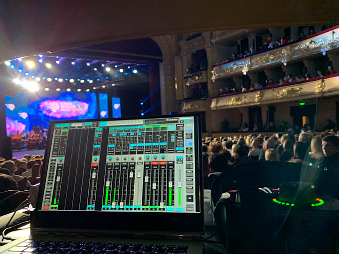 Show you budget foh monitor stream setup with waves lv1 mixer by ...
