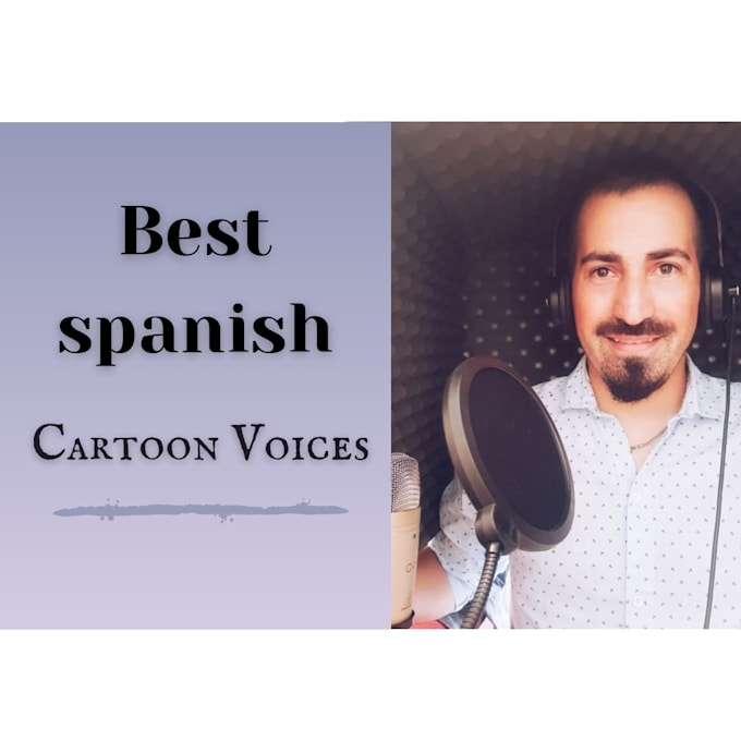 Do multiple cartoon latin spanish voice over by Tinchomar | Fiverr