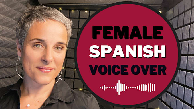 Record a professional female spanish voice over by Evafolch | Fiverr