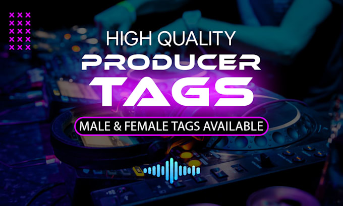 Create a male or female producer tag for you in a day by Jaedenmaxwell ...