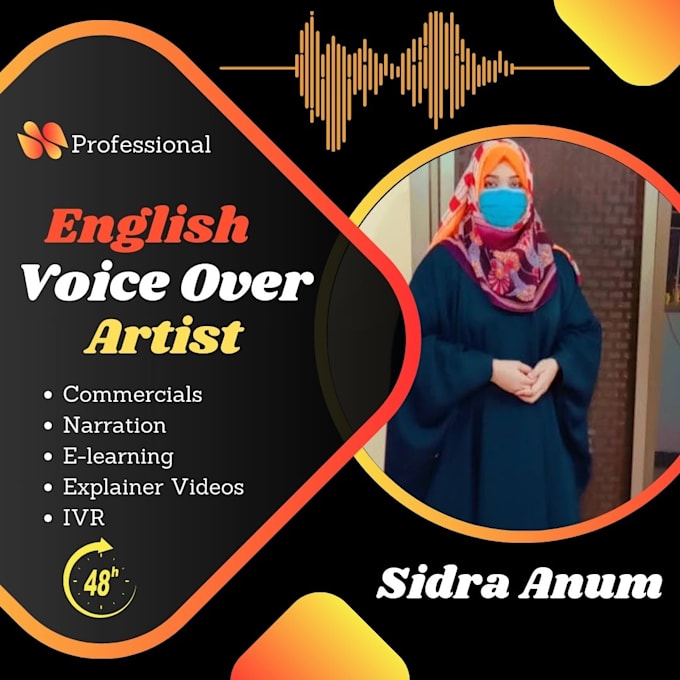 Provide high quality female english voiceover by Voiceover14 | Fiverr