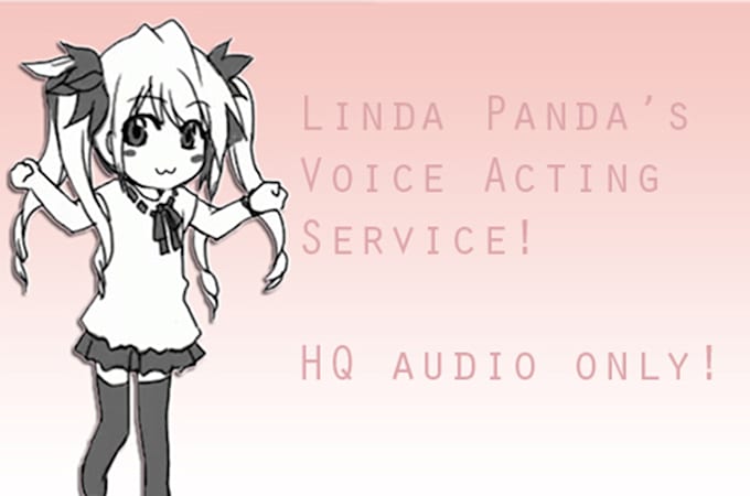 Voice anything in cute uwu girl style by Lindafroyo | Fiverr
