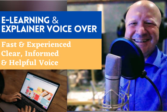 Record a professional elearning or explainer narration by Robrankin77 ...