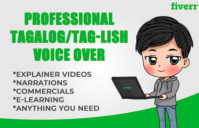 Record an adult male filipino tagalog and taglish voice over by ...