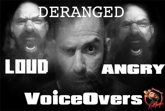 Record your script as an angry crazy talk show commentator by ...