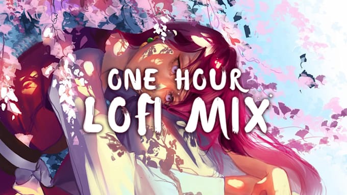 Make lofi animated loop music video 5x 1hour for youtube with no ...