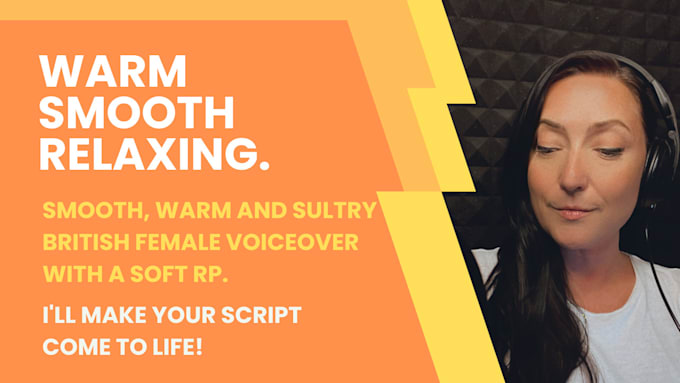Provide a warm smooth relaxing uk soft rp female voice by Tina_fuller ...