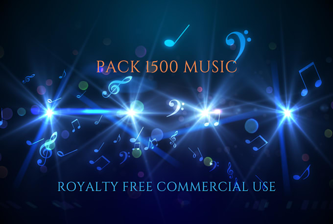 A pack of 1500 royalty free music commercial use by Webdigitalone | Fiverr