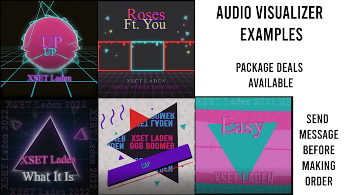 Create a social media ready audio reactive visualizer by Uaintmyson ...