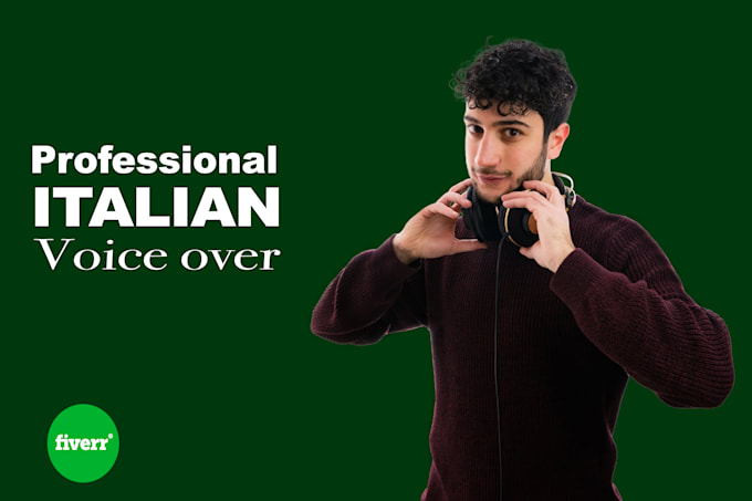Record the best italian voice over by Tommasosadini | Fiverr