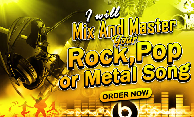 Mix your metal, rock or pop song by Saasta6 | Fiverr