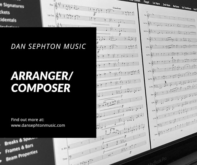 Compose or arrange or music in notation form by Dansephtonmusic | Fiverr