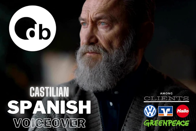 Produce a deep male spanish castilian voice over by Dabravo | Fiverr