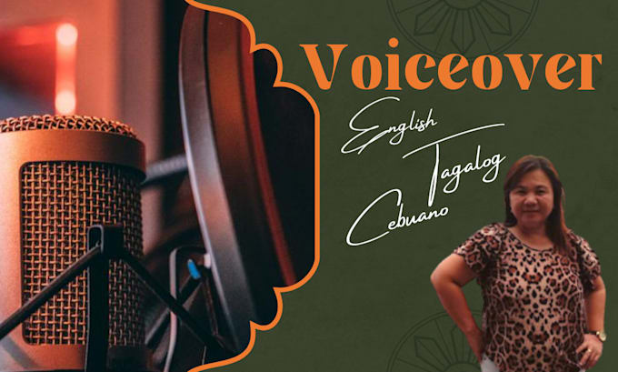 Do tagalog, cebuano, and english voiceover by Gwinadagoro | Fiverr