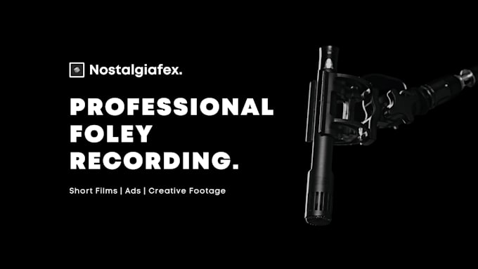 Record foley sound effects for your short film or video by Nostalgiafex ...
