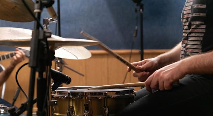Record real drums for your songs and projects by Adriansfdez | Fiverr