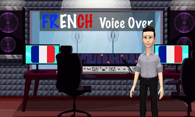 Record any french voice over for you in my recording studio by Addoum ...