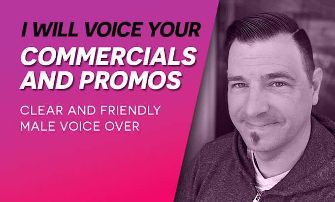 Record a voice over for your promo ad or radio commercial by ...